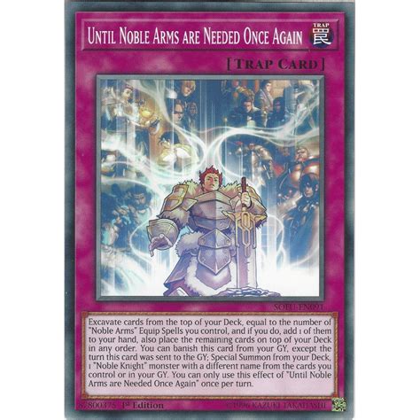 Yu Gi Oh Trading Card Game Yu Gi Oh Until Noble Arms Are Needed Once