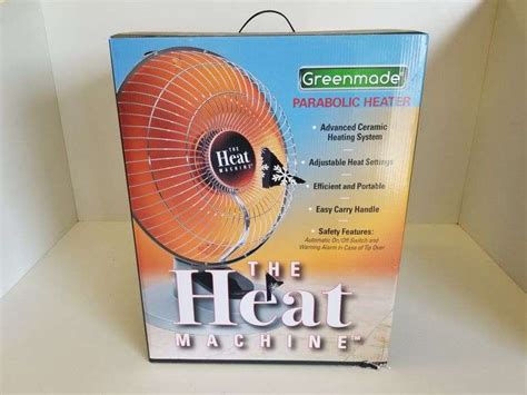 Heat Machine Parabolic Heater Fan Sierra Auction Management Inc