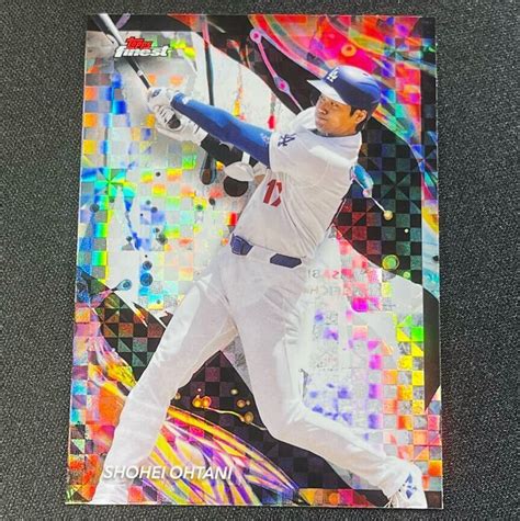 Yahooオークション 最新 2024 Topps Finest 大谷翔平 No177 希少バ