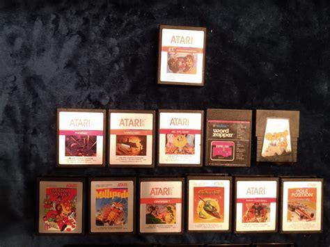 Atari Game System Huge Lot Of Atari Games Including Et The Extra