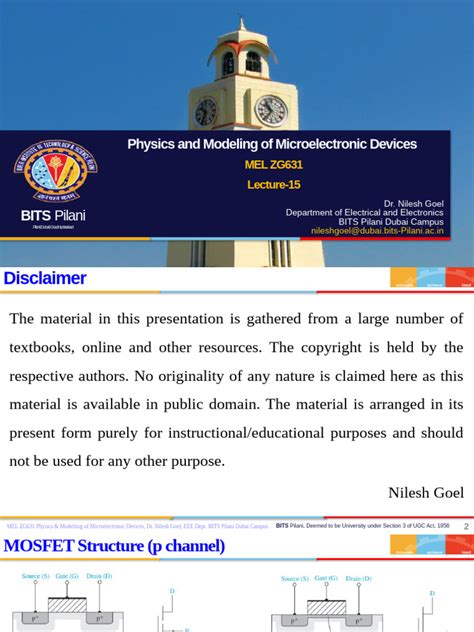 15 Lecture Original With Annotations Pdf Mosfet Field Effect