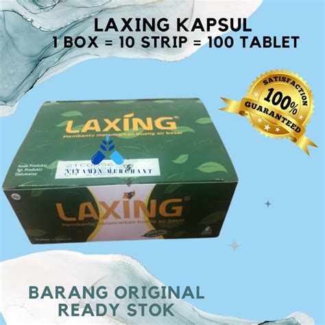 Jual Laxing Kapsul Baru Box Strip Kapsul Shopee Indonesia