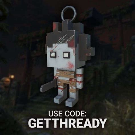 Voxel Spirit Charm From DbD Threads Page Code GETTHREADY BHVR