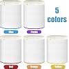 5 Pack 5 Gallon Mesh Filter Bags 5 Color Reusable Fine