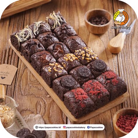 Fudgy Brownies Papacookies