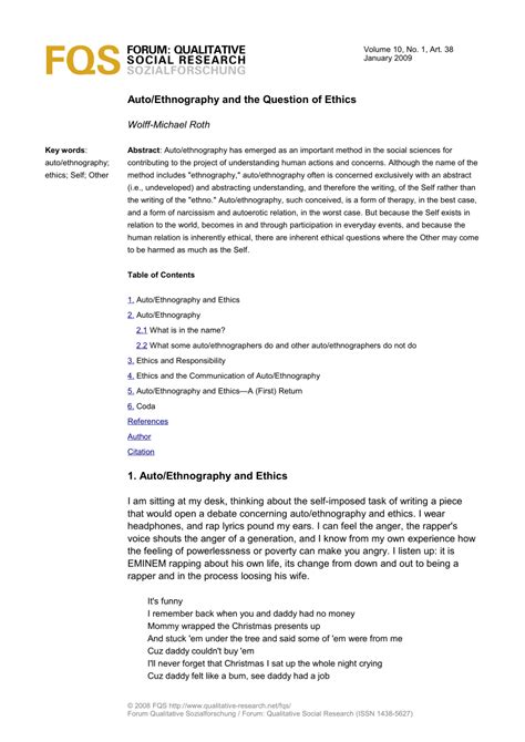 😀 How To Write An Ethnography Paper Ethnographic Research Essay Example For Free 2019 01 31