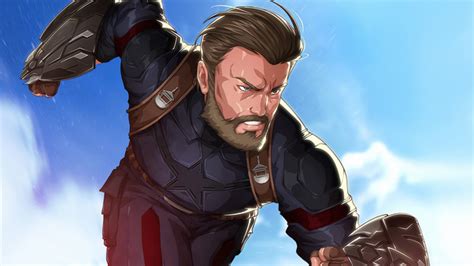 Beard Captain America Wallpaperhd Superheroes Wallpapers4k Wallpapers