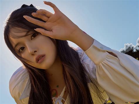 Jiwoo From Nmixx Kpop Band Love Me Like This Mv Shoot 4k Wallpaper