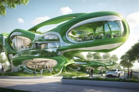 Premium Ai Image Artificial Intelligence Green Tech Conceptual Design