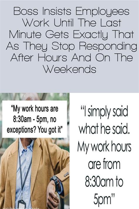 Boss Insists Employees Work Until The Last Minute Gets Exactly That As