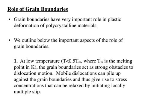 Ppt Grain Boundaries Powerpoint Presentation Free Download Id334113