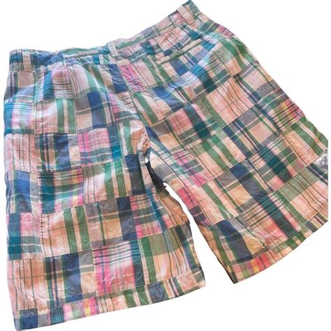 Cape Madras Cotton Bermuda Plaid Pastel Madras Plaid Gem