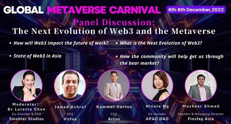 ‘the Next Evolution Of Web3 And The Metaverse Panel Apac Dao