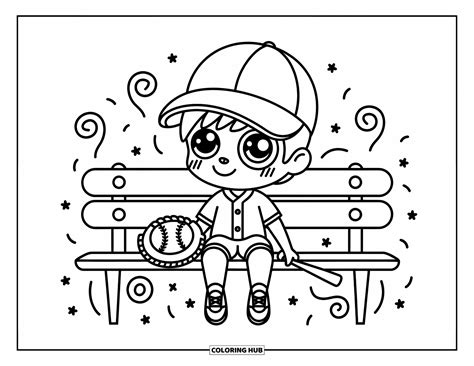 140 Dibujos De Béisbol Para Colorear Para Niños Y Adultos Pdfs Gratis