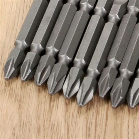 Double Head Screwdriver Bit Set With 10 Slotted And Philipss Drill Bits