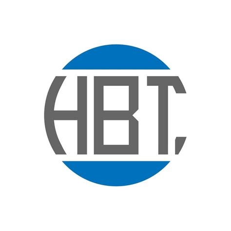 Hbt Letter Logo Design On White Background Hbt Creative Initials