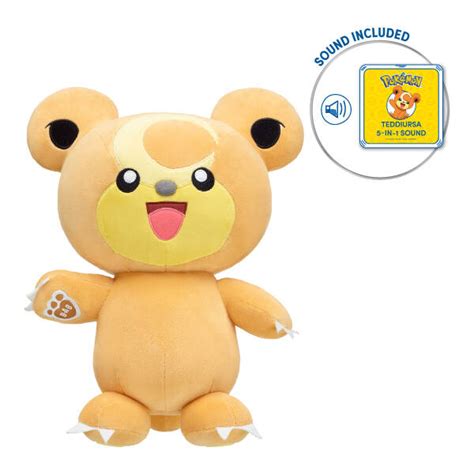 Teddiursa Joins Build A Bear Pokemon Plush Collection Gamenotebook