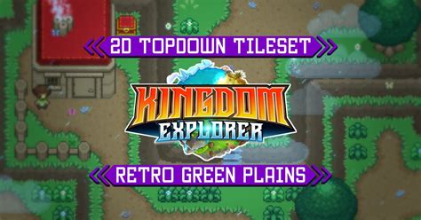 2d Topdown Retro Plains 16x16 Tileset Kingdom Explorer 2d