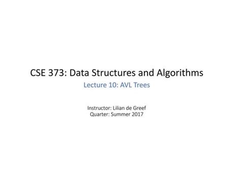 Avl Tree In Data Structure Ppt