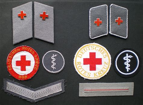 Cloth Insignia Of The DRK Der DDR