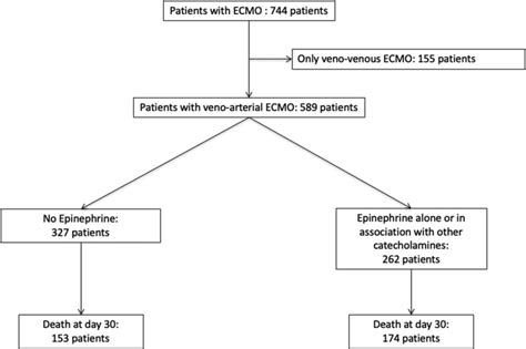 Flow Chart Of Study Population Ecmo Extracorporeal Membrane