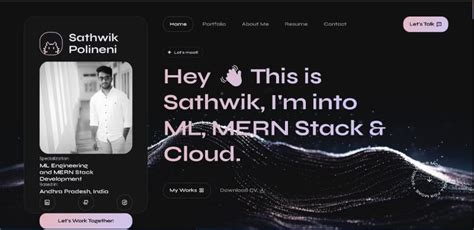 How I Created A Portfolio Website In Ai Sathwik Polineni Posted On