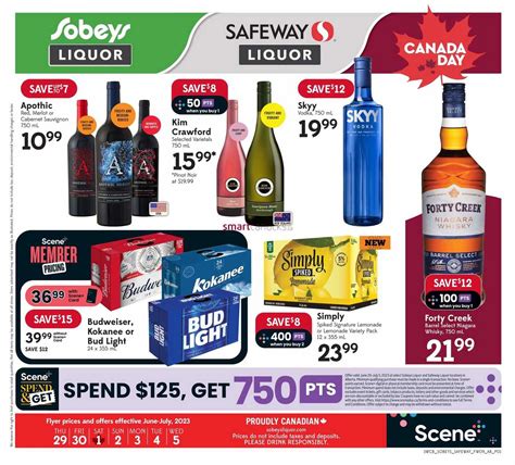 Sobeyssafeway Ab Liquor Flyer June 29 To July 5