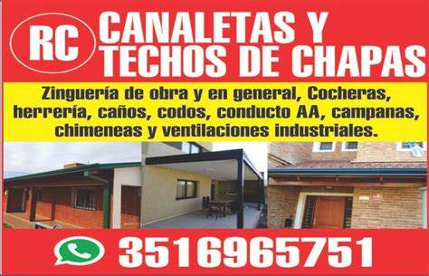 Canaletas Techos De Chapa Herrería Y Zingueria Guía Comercial