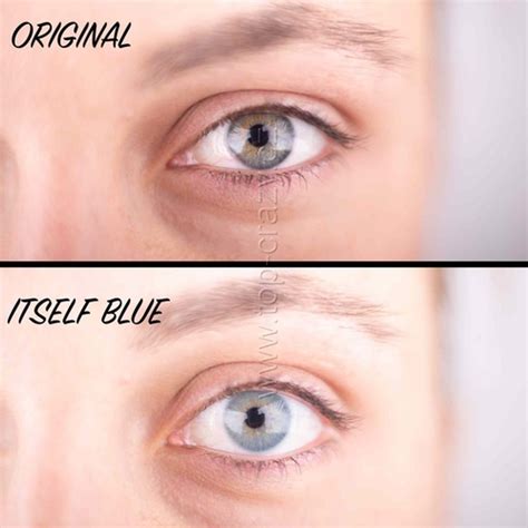 Itself Blue Colored Contact Lenses 1 Pair Lucifer Colored