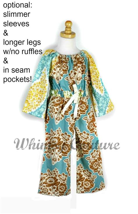 Girls Romper Pattern Romper Pattern Peasant Style For Girls Newborn Through Size 8 Instant Pdf