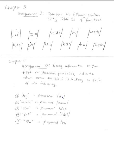 Solved Chapter 5 Assignment A Tranlate The Following