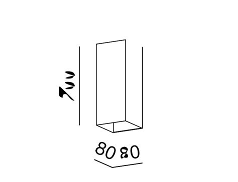 VIP Square Up Down LED 230V Exterior Wall Wall AQForm