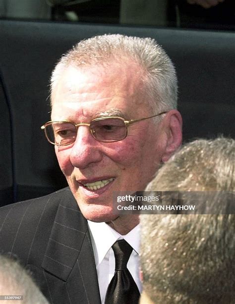 Reggie Kray Who Was Released From His Prison Cell Arrives At The