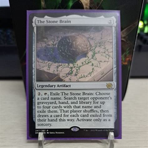 Mtg The Stone Brain Brr Rare Shopee Malaysia