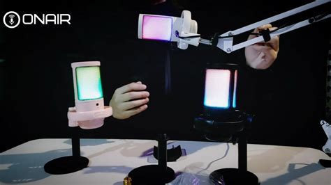 Quick Demo ONAIR ME6S RGB Usb Microphone - YouTube