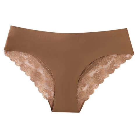 Taqqpue Womens Underwear Seamless Thongs No Show Soft Breathable Sexy High Cut Bikini Panties