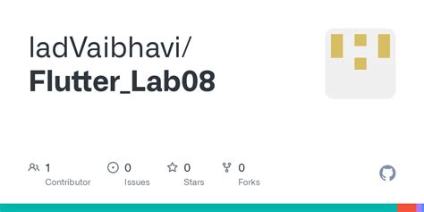 Github Ladvaibhavi Flutter Lab