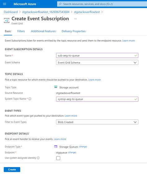 Unable To Add Event Grid System Assigned Managed Identity To Storage Account Role Stack Overflow