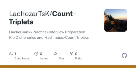 Github Lachezartskcount Triplets Hackerrankpracticeinterview