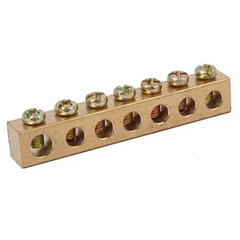 Rectangular Brass Distribution Block 3 Meter At ₹ 25 Piece In Jamnagar Id 2855327843248