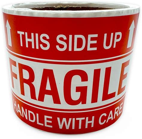 3 X 5 Fragile Stickers Transport Mobile Fragile Labels Easy To Tear 100 Caution