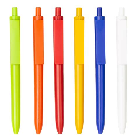 Push Push Ballpoint Pen Color Yellow