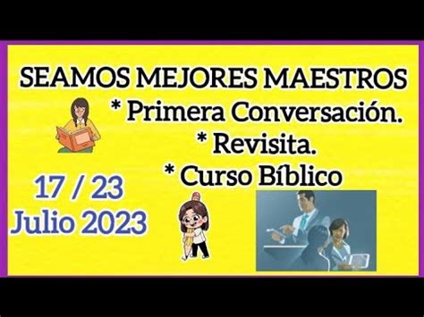 Seamos Mejores Maestros Ejemplos Para Sus Asignaciones Jw YouTube