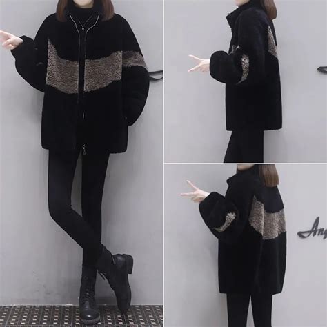 特价版淘宝断码品牌限时秒杀羊羔毛外套女2022春秋新款毛茸茸大码虎窝淘