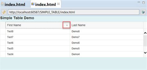 Ui5 Table Sapcodes