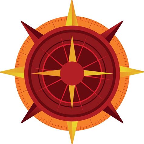 A Flat Style Illustration Of A Compass Tool 56977764 Vector Art At Vecteezy