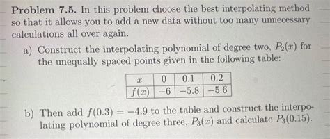 solved problem 7 5 in this problem choose the best