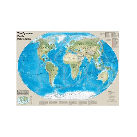 A2 Size The Dynamic Earth Plate Tectonics Unframed Grandado