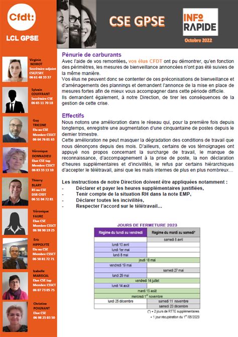 CFDT LCL CFDT LCL CSE GPSE LCL Du Mois D Octobre 2022