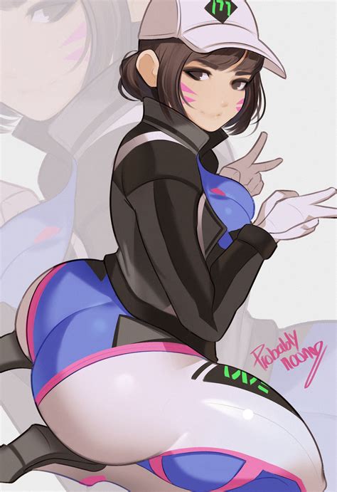 Thick Dva Probablynoon Overwatch Recchi